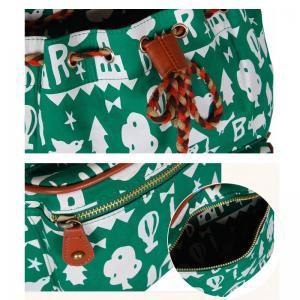 Cartoon Forest Print Preppy Backpack Computer Bag on Luulla